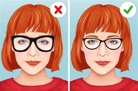 Woman Glasses Shapes 9 Faces By Cheremuha On Creativemarket
