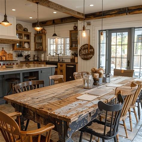 Open Concept Rustic Kitchen And Living Room Design Portugese Tegels