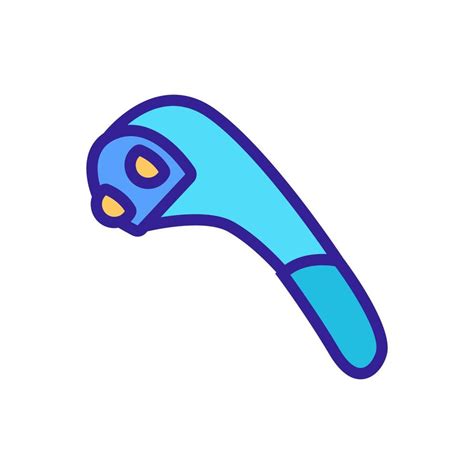 Shiatsu Massager Icon Vector Outline Illustration 9726329 Vector Art At