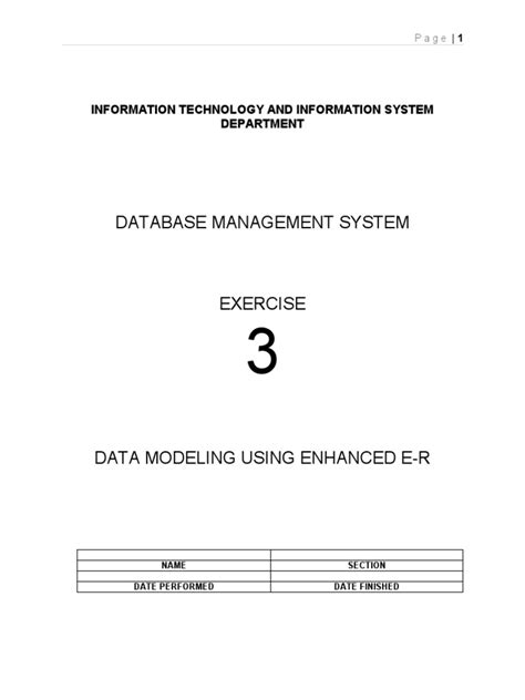 Week 7 Data Modeling Using Enhanced E R Model Pdf Data Model