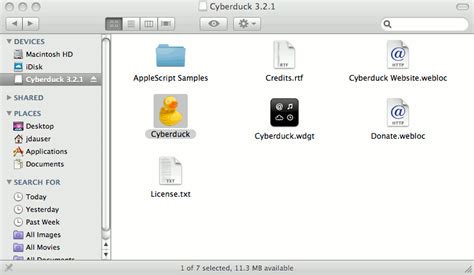 transfer files with cyberduck on mac os x linode docs