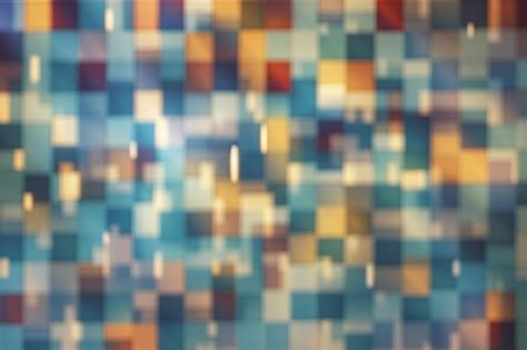 Premium Photo Censor Blur Effect Texture Abstract Digital Mosaic