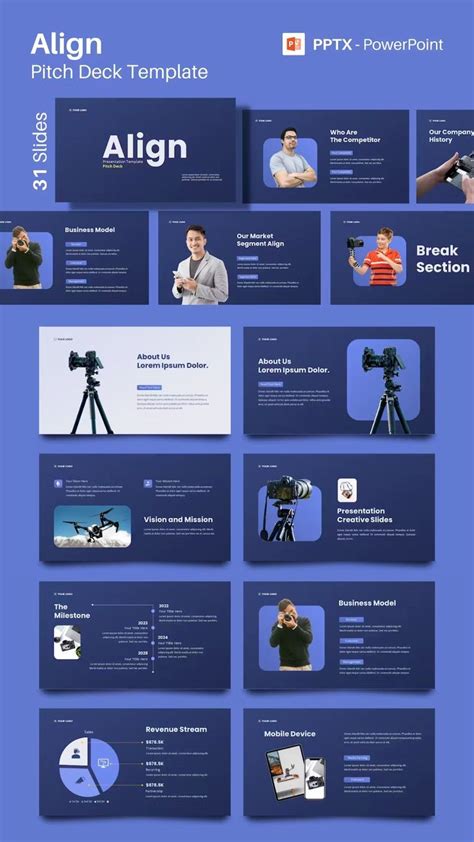 Align Pitch Deck Powerpoint Presentation Template Powerpoint Presentation Design Presentation