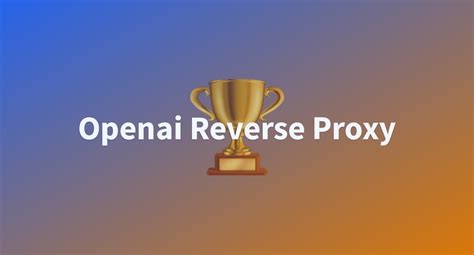 Openai Reverse Proxy A Hugging Face Space By Kenzo42