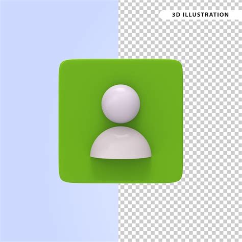 Premium Psd 3d Rendering Of Profile User Interface