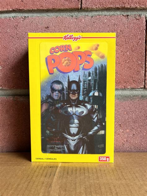 Batman And Robin 1997 Kelloggs Corn Pops 3d Lenticular Box Vinted