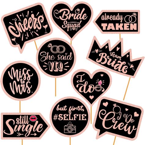 Party Propz Bride To Be Props Pcs Bride To Be Props For Bachelorette Party Bride To Be