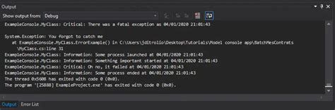 Logging In Net Core 3 A Useful Guide And Walkthrough For C Beginners