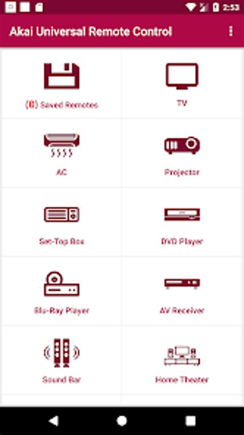 Universal Remote For Akai Per Android Download