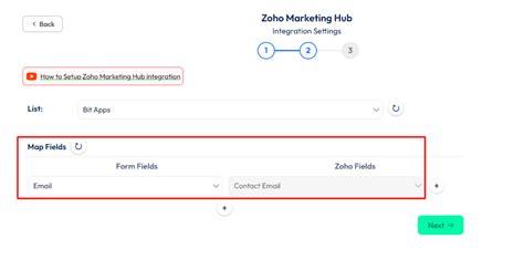 Zoho Marketing Automation Integration With Bit Form
