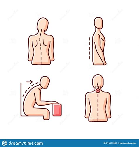 Flatback Syndrome Chalk White Icon On Black Background Vector