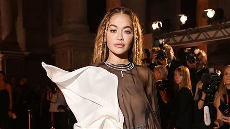 Rita Ora Steals The Show In Totally Sheer Gown At Venices Amfar Gala