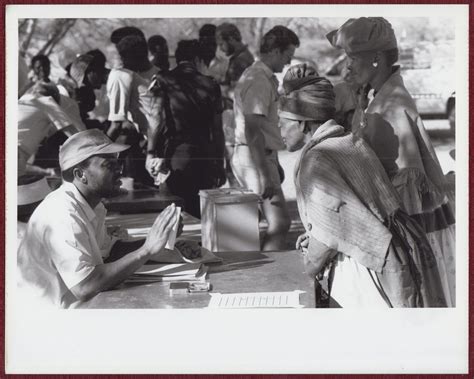 1989 Original Press Photo Ovitoto Reserve Namibia Voting Booths