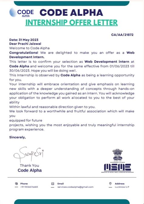 I Am Happy To Share It With You Guys That I Am Working With Codealpha As An Intern Intern