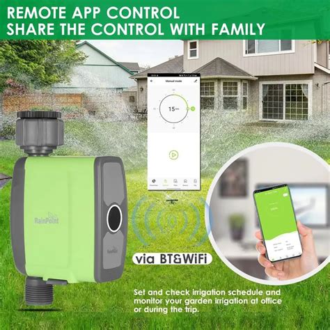 Effortless Garden Care With Bluetooth Compatible Watering Timer
