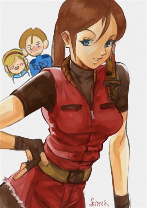 Fidus 00111111 Claire Redfield Leon S Kennedy Sherry Birkin Resident Evil Resident Evil 2