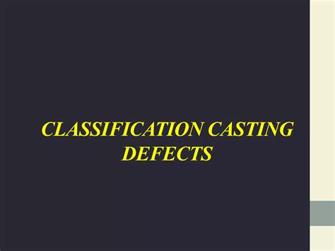 Casting Defects Pptx