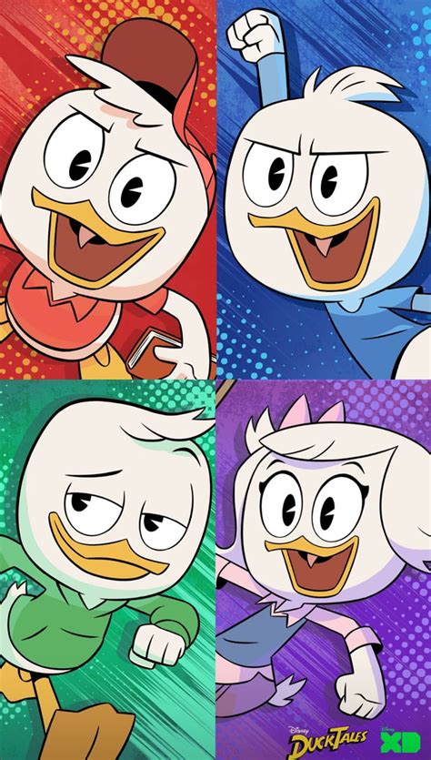 Ducktales Huey Dewey Louie Webby