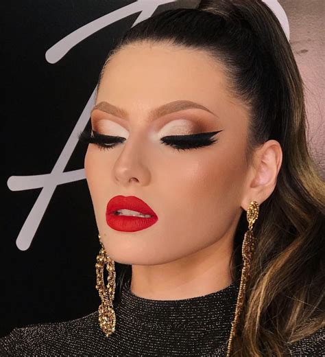 Red Lip Makeup Full Makeup Glam Makeup Look Kiss Makeup Bride