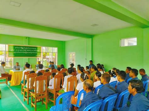 နတ်မောက်မြို့နယ် စည်ပင်သာယာရေးအဖွဲ့ဝန်ထမ်းများ၏ ကျောင်းနေ သား သမီးများကို ပညာသင်ထောက်ပံ့ကြေး