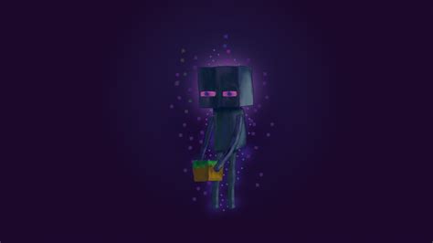 Minecraft Enderman Hd Desktop Wallpaper