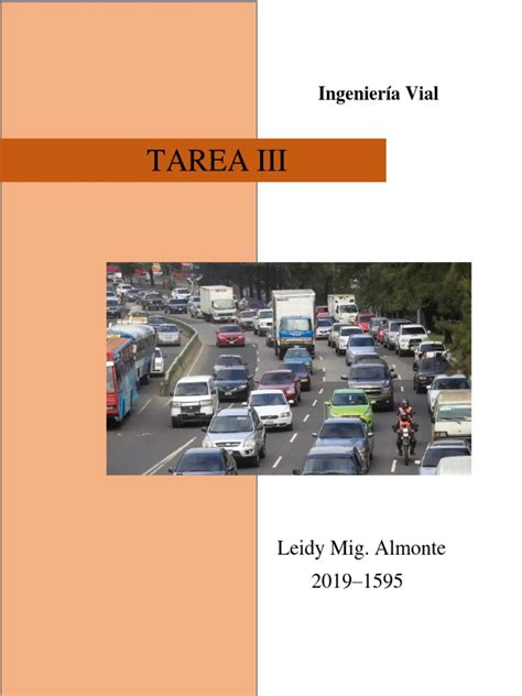 Volúmenes De Tránsito En Ingeniería Vial Pdf