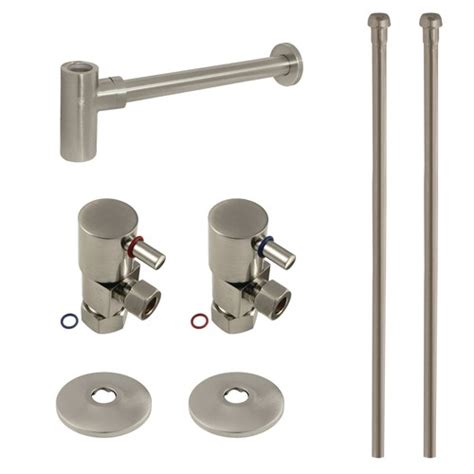 Kingston Brass Cd5330dllkb30 Trimscape Plumbing Supply Kit Combo