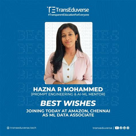 Careergrowth Ai Machinelearning Amazon Successjourney Transeduverse