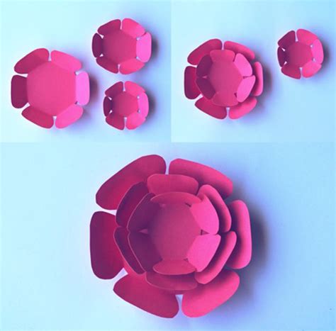 Diy Paper Flowers Templates Diy Alien Space Ship Ufo 3d Papercraft