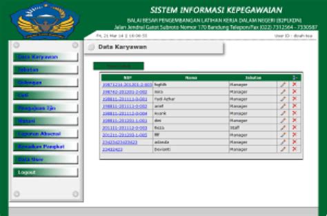 Source Code Sistem Informasi Kepegawaian Menggunakan Php Bale Kode