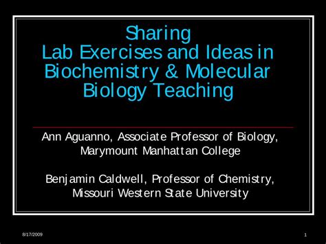 PDF Sharing Lab Exercises And Ideas In Biochemistry PDF FileLab Exercises And Ideas In