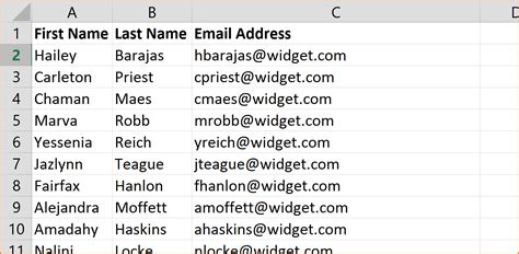 Excel Convert Names To Email Addresses Skillforge
