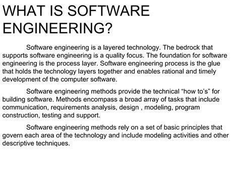 Software Engineering Ppt Ppt