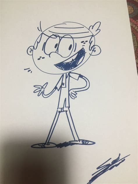 How To Draw Lincoln Loud The Loud House Artofit
