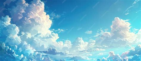 Premium Photo Delicate Clouds In The Azure Sky