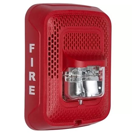 System Sensor Spsrled L Series Indoor Speaker Wall Mounted Led Strobe Fire Red