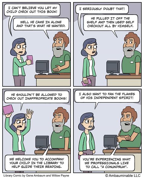Library Comic Doubt Librarylife