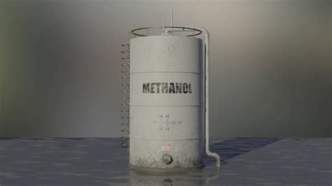 Industrial Methanol Storage Tank Flippednormals