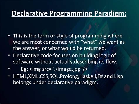 Programming Language Paradigms Pptx Programming Languages Computing