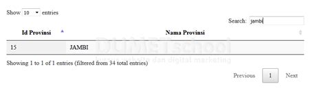 Cara Pasang Jquery Datatable Di Php And Mysql Database Kursus Website Terbaik