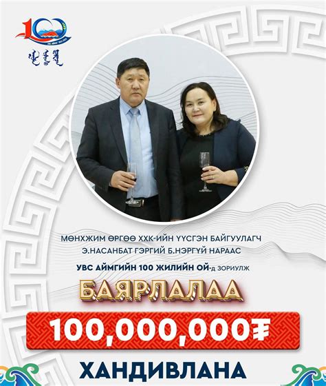 Увсчууд Мөнхжим Өргөө ХХК ийн ҮҮСГЭН БАЙГУУЛАГЧ Э Насанбат гэргий Б Нэргүй нараас Увс аймгийн