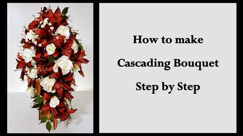 How To Make A Cascading Wedding Bouquet With Roses At Jackson Ribush Blog