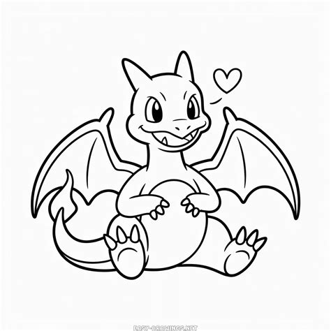 Charizard Pokémon Easy Drawing Easy Drawings