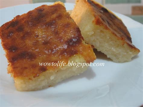 Wow To Life Bibingkang Kamoteng Kahoy Cassava Bibingka
