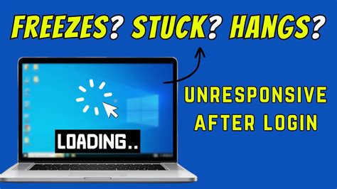 Windows 10 Freezes Or Hangs After Login Quick Fix Youtube