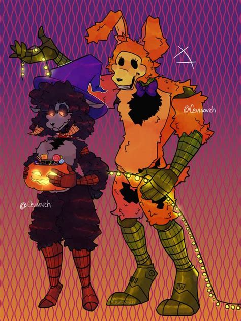 Pumpkin Rabbit And Тemmy Fnaf Drawings Horror Art Character Art