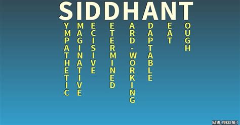 The Meaning Of Siddhant Name Meanings