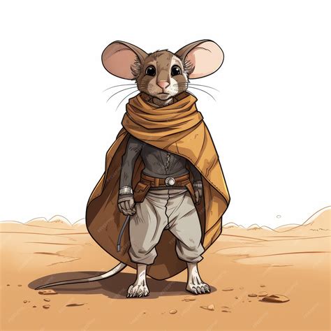 Premium Ai Image The Desert Avenger The Edgy Graphic Novel Tale Of A Heroic Mouse In Sandstorm