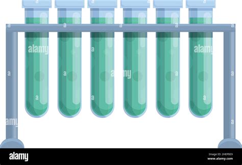 Test Tube Stand Icon Cartoon Vector Research Lab Medical Laboratory