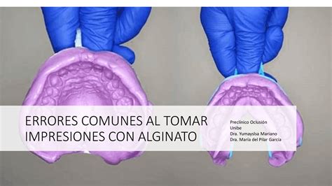 Errores En La Toma De Impresion Diapositivas De Radiología Dental